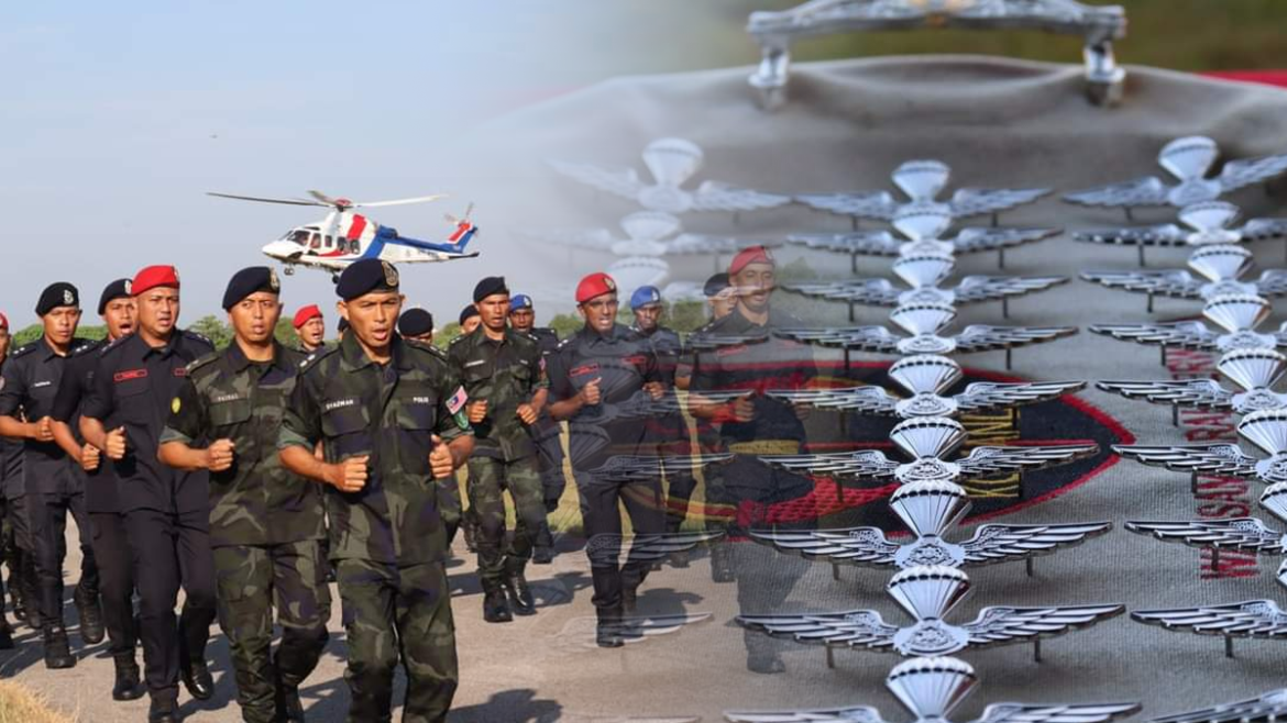 [Air Times News Network] Pegawai, anggota JKDNKA tamat latihan kursus asas taktikal payung terjun